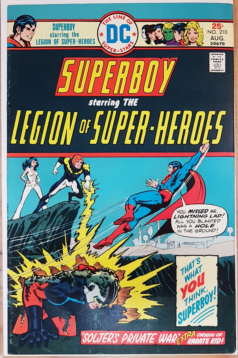 Superboy #210 - starring the Legion of Super-Heroes! – Comic Kingdom Creative