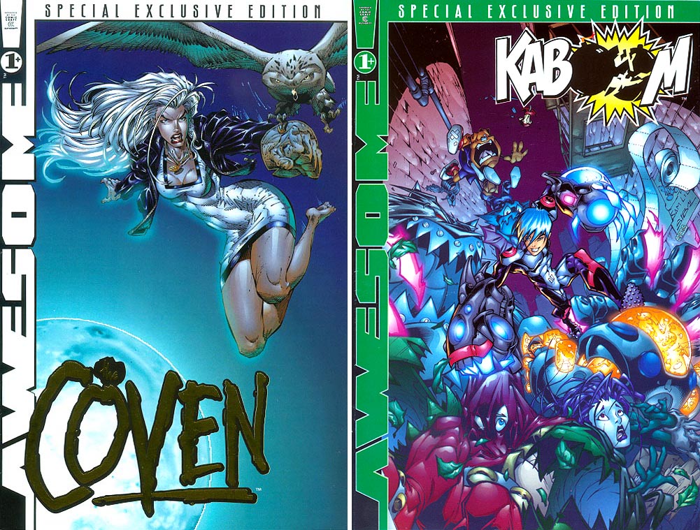 Coven Kaboom Special Black & White Edition #1 - Flip Variant - Ian Chu – Comic Kingdom Creative