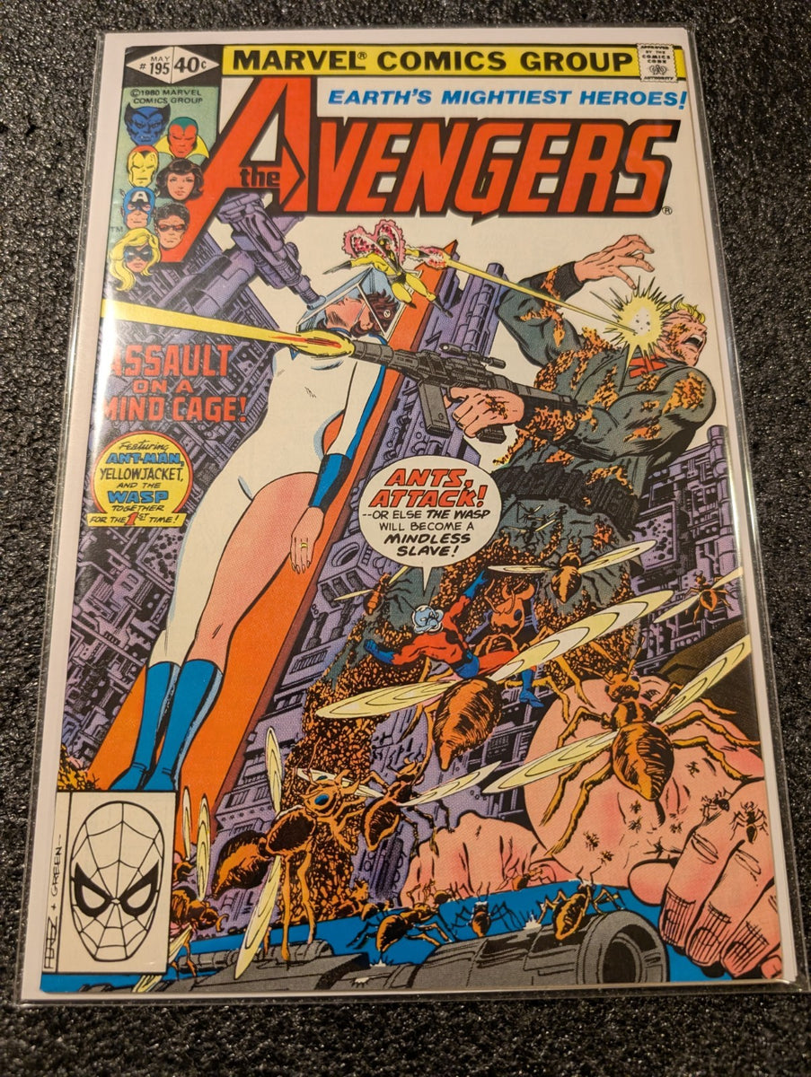 The Avengers #195 (1st cameo taskmaster) (Marvel Comics May 1980) VF+ ...