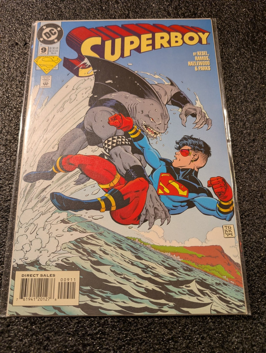 Superboy #9 (DC Comics November 1994) 1st appearance king shark NM ...