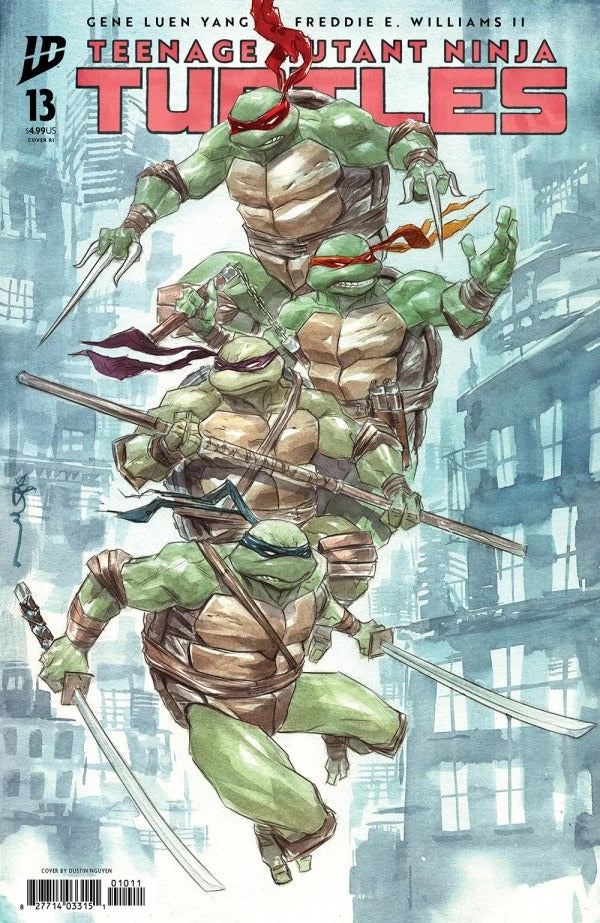 Teenage Mutant Ninja Turtles #13 - 1:100 Ratio Variant - Dustin Nguyen ...