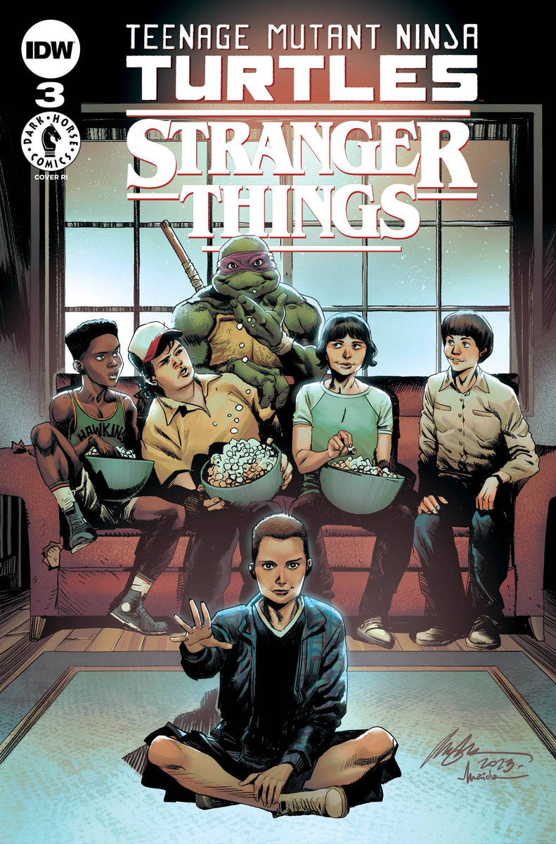 Teenage Mutant Ninja Turtles x Stranger Things #3 - 1:50 Ratio Variant ...