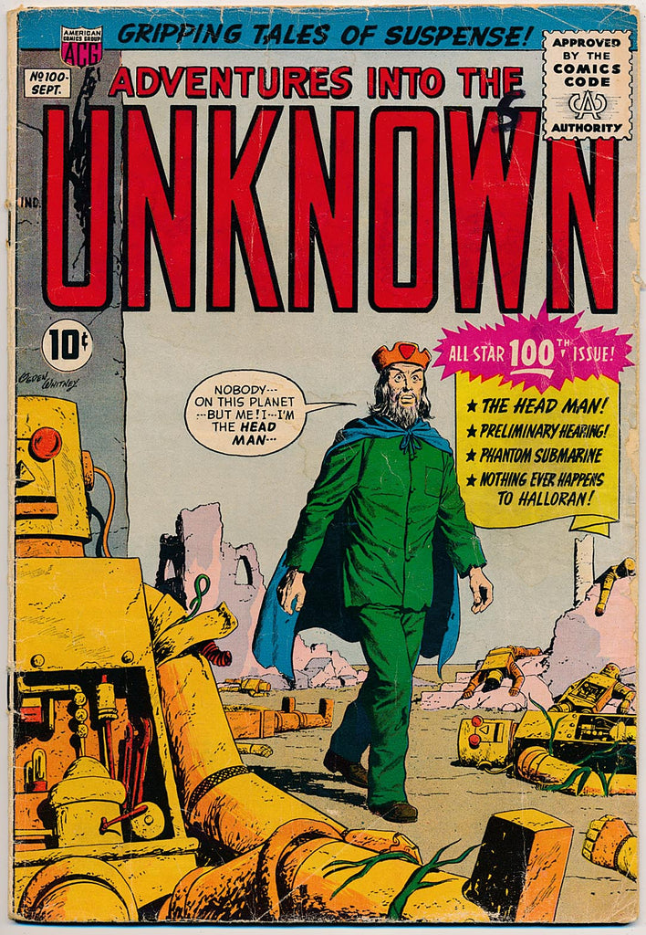 Adventures Into The Unknown #100 - Ogden Whitney – Comic Kingdom Creative