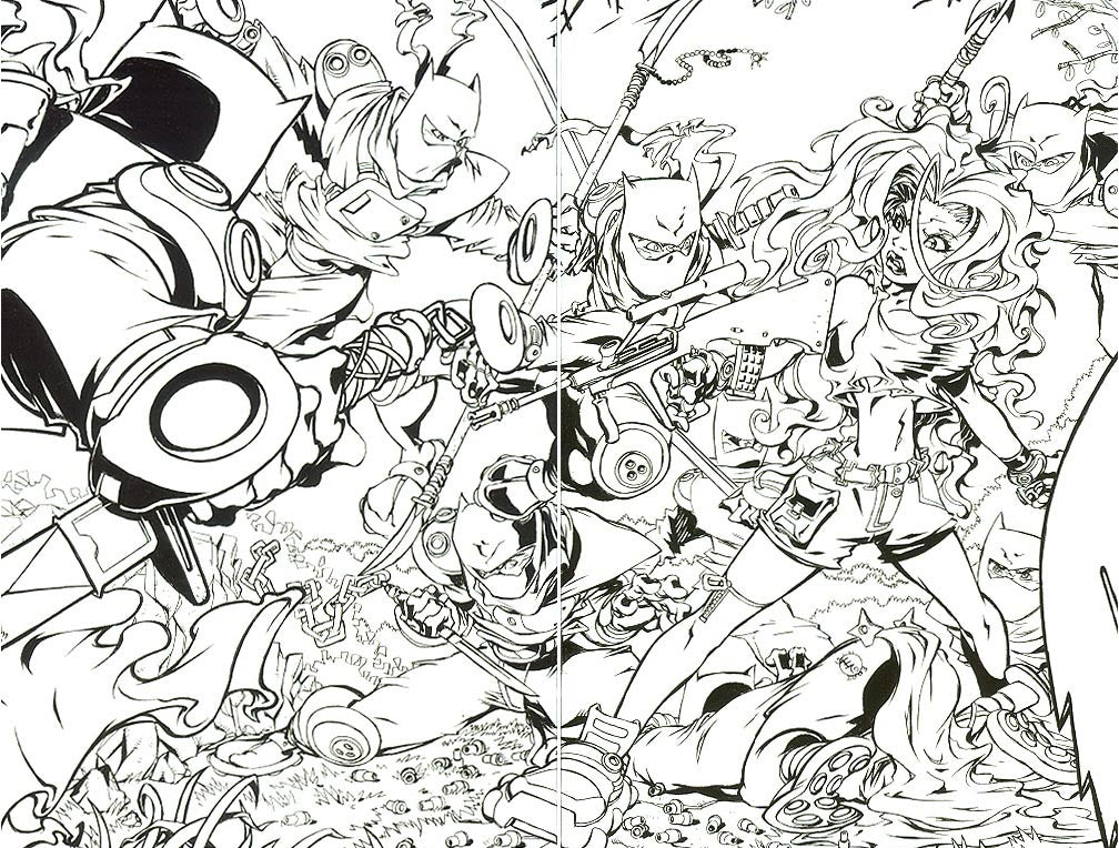 Assassin School #0 - Sketch - Enrique Corts – Comic Kingdom Creative