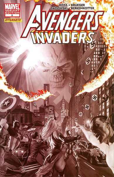 Avengers Invaders #9 - Sketch - Alex Ross – Comic Kingdom Creative