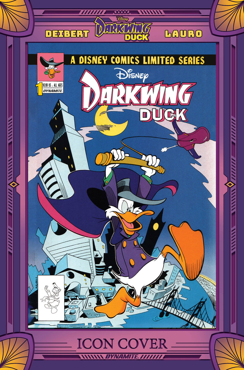 Darkwing Duck #1 - 1:10 Ratio Variant - Modern Icon 1991 - John Blair ...