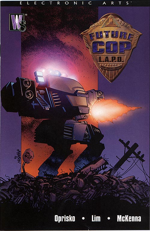 Future Cop LAPD #1 - Wizard Insert - Dave Johnson – Comic Kingdom Creative