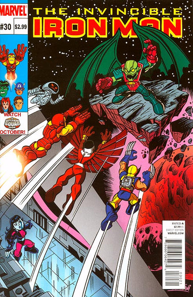 Invincible Iron Man #30 - 1:15 Ratio Variant - Leonel Castellani ...