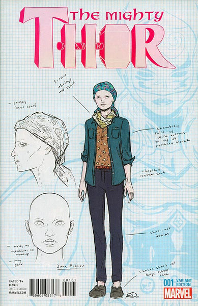 Mighty Thor #1 - Design Variant - Russell Dauterman – Comic Kingdom ...