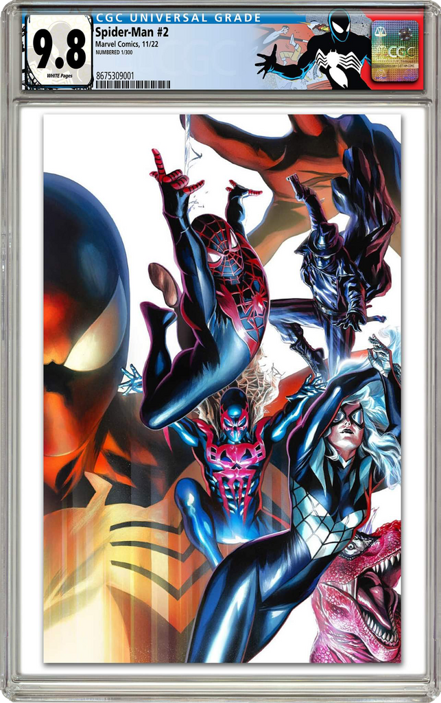 Spider-Man #1 & #2 CGC 9.8 - CK Shared Exclusive - Limited to 300 - Fe ...