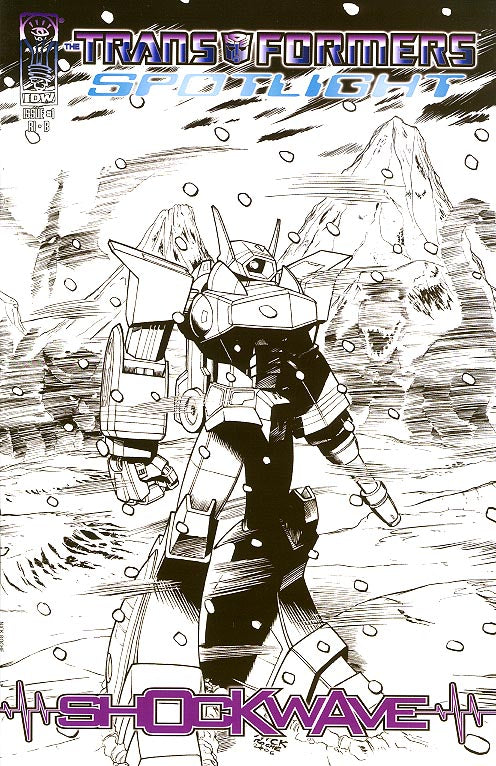 Transformers Spotlight Shockwave #1 - 1:50 Ratio Variant - Nick Roche ...